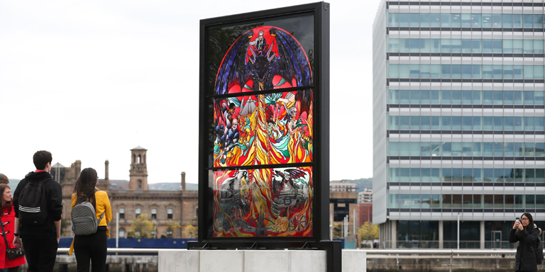 Tourism Ireland unveils fourth stained glass window in Belfast ...