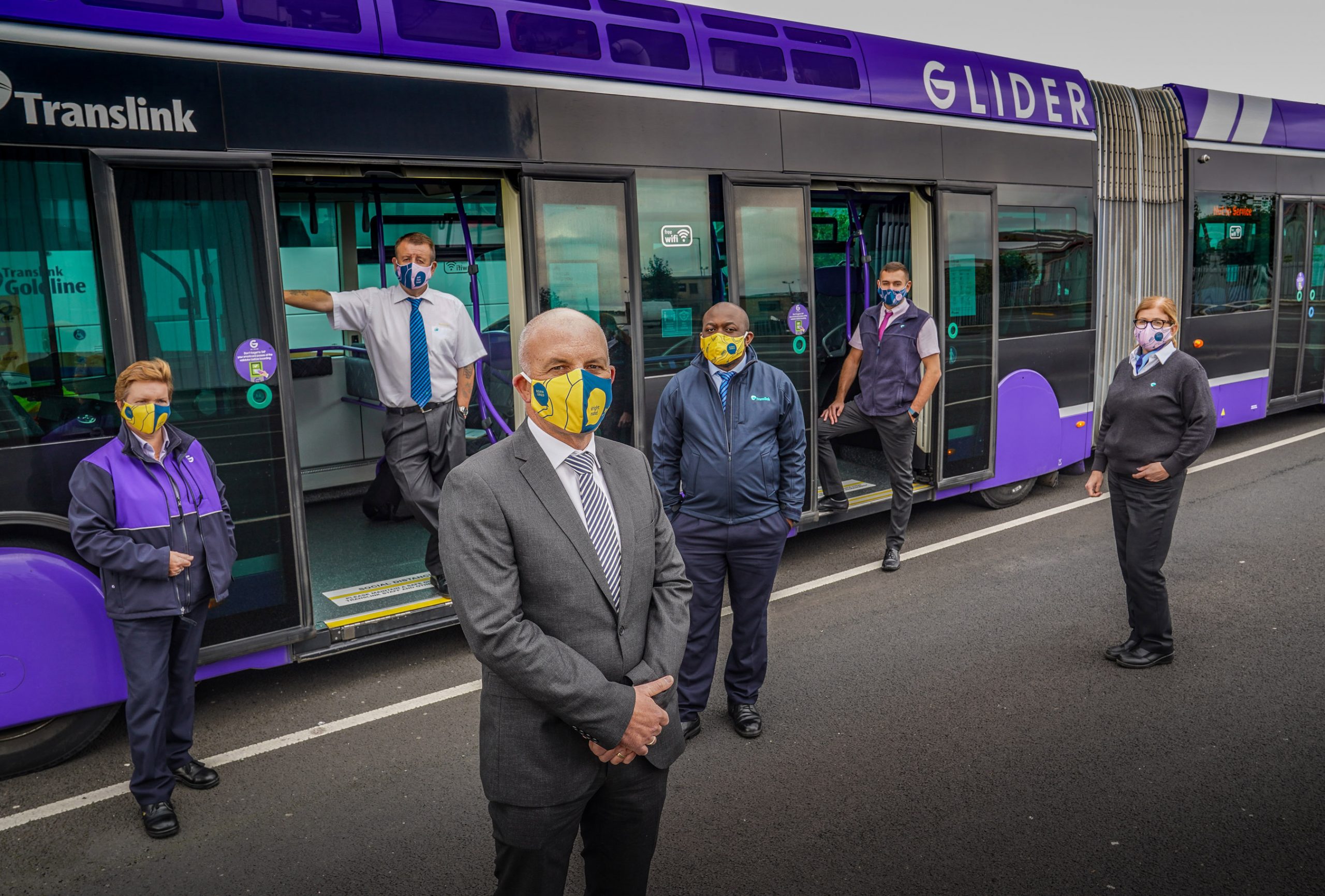 Translink promotes face coverings on public transport with limited ...
