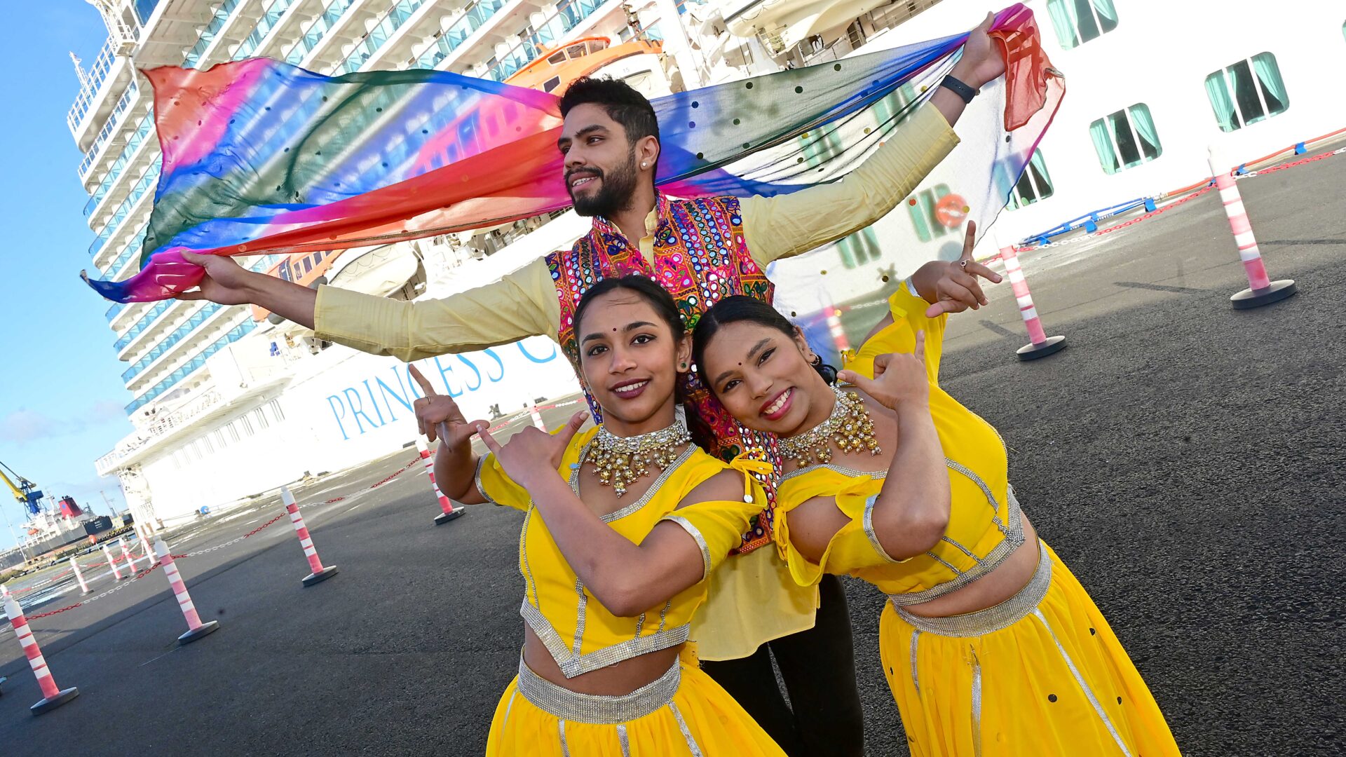 Cruise Animation Celebrating Mela Festival! - Corporate Visit Belfast