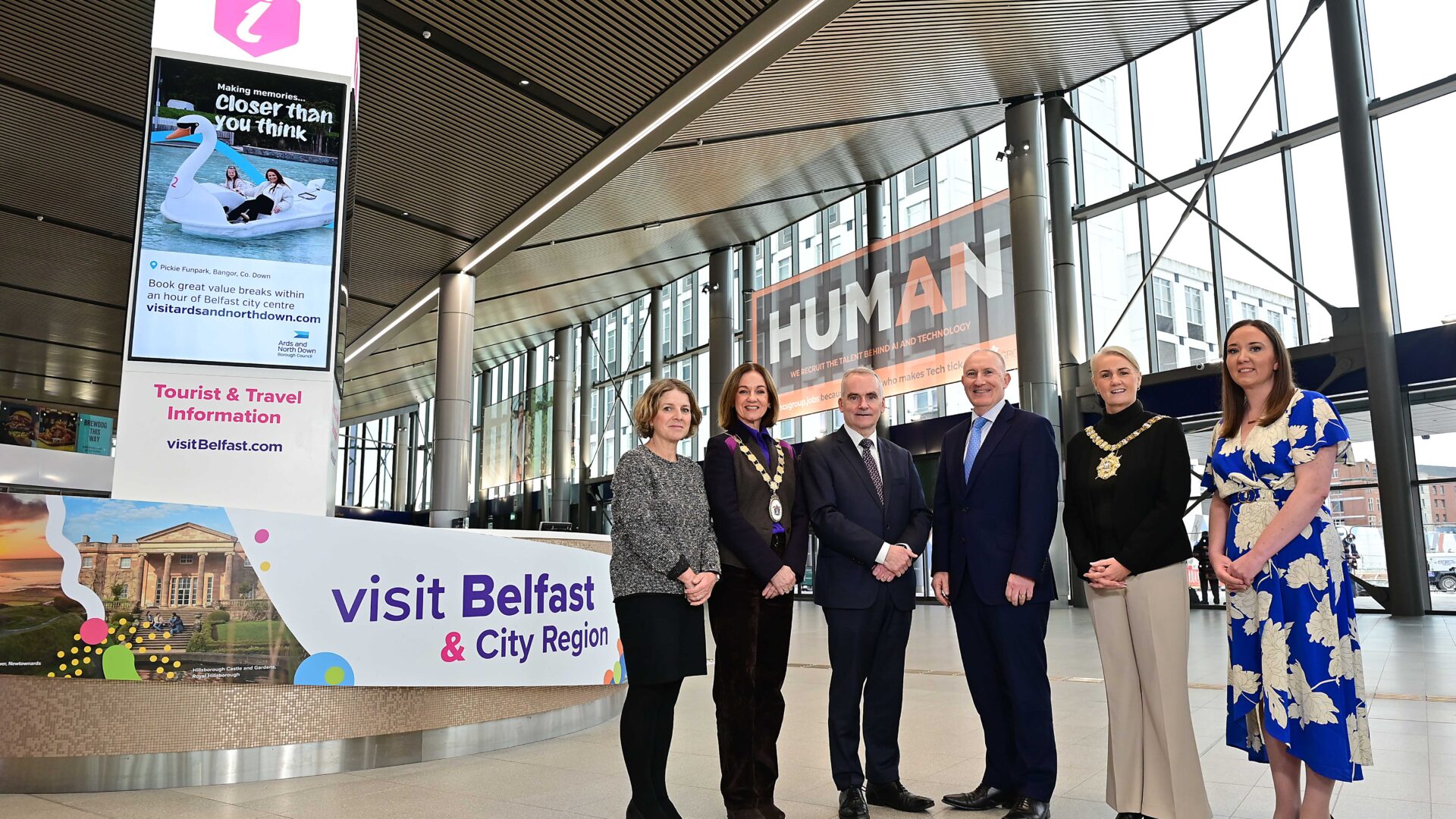 Visit Belfast and Translink Open New Permanent Visitor Information Desk at Grand Central Station ...